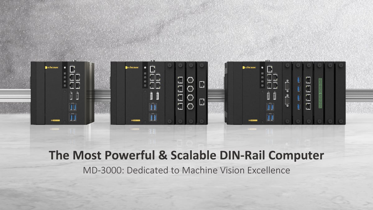 DIN-Rail Computer MD-3000 Provides Real-Time Compute for Machine Vision ...